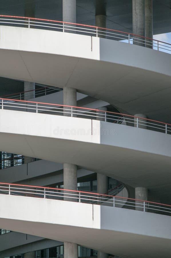Access ramp, concrete work stock image. Image of modern - 98594097