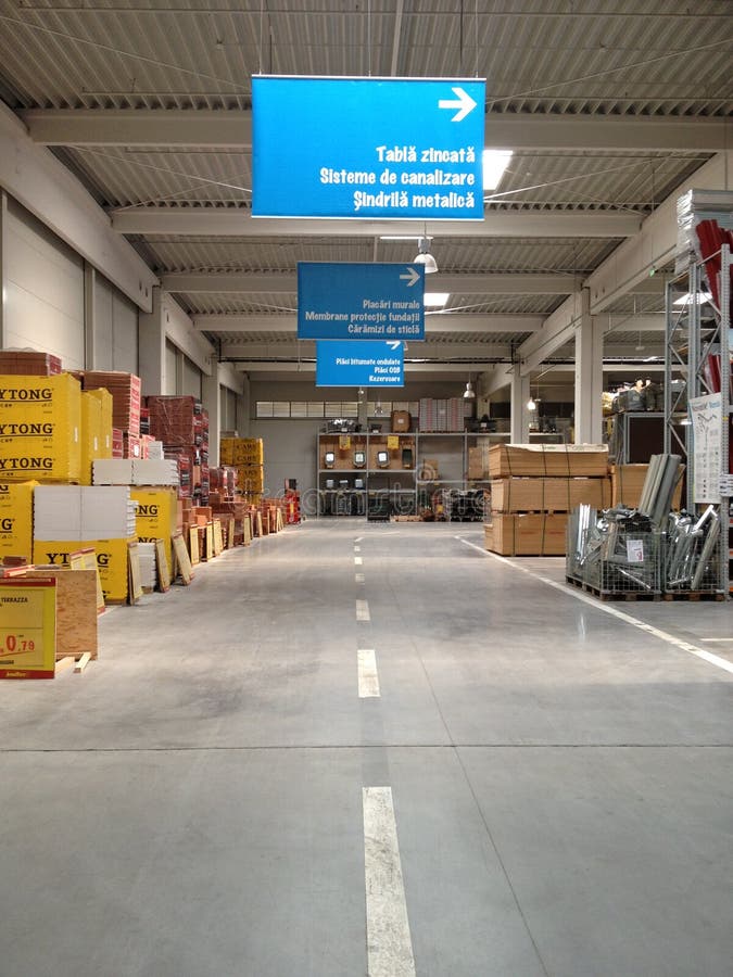 Warehouse depot store editorial stock image. Image of energy - 29845154