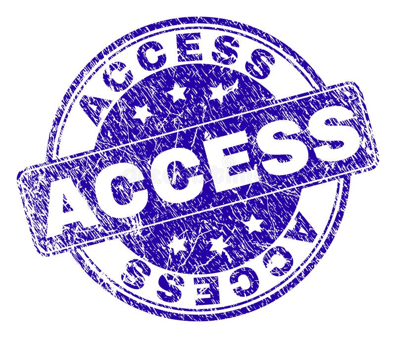 Grunge Textured ACCESS Stamp Seal Stock Vector - Illustration of ...