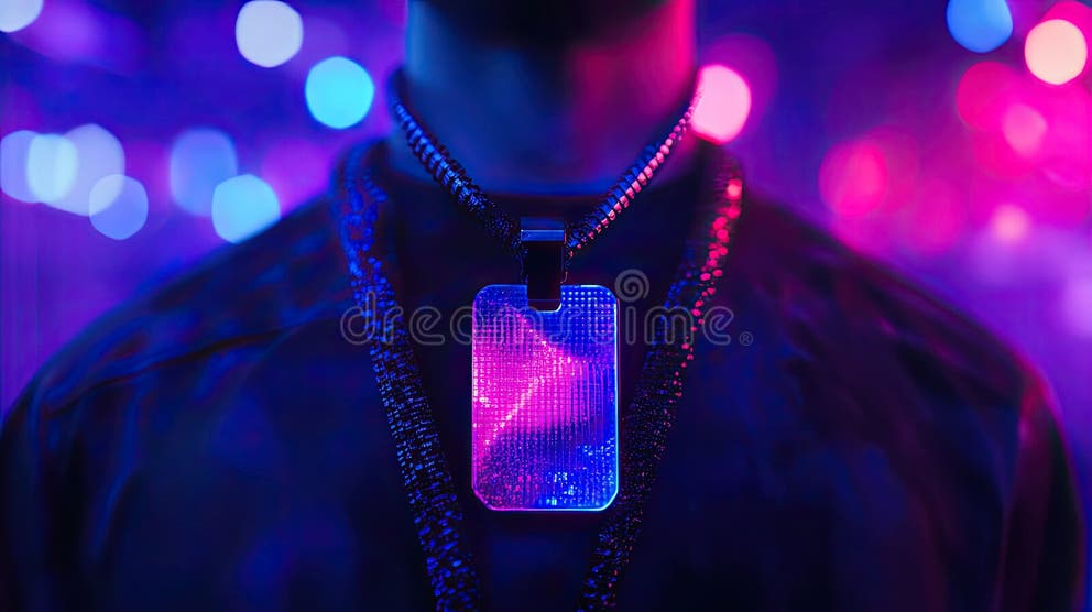 Access Streaming Employee Badge Stock Illustration - Illustration of ...