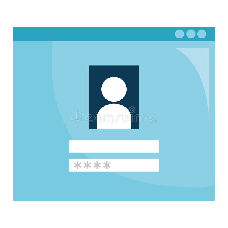 Access template login icon stock illustration. Illustration of ...