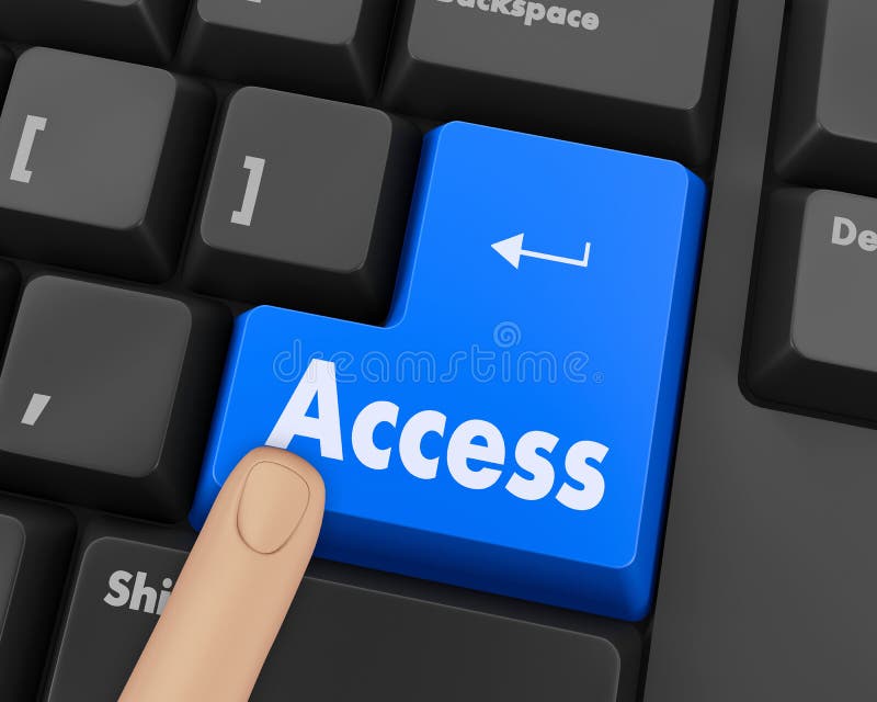 Access stock illustration. Illustration of green, board - 56869169