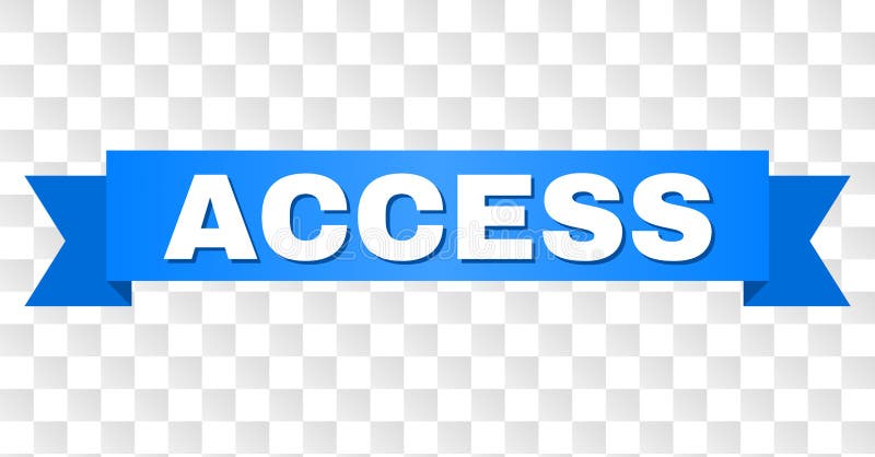 Blue Tape with ACCESS Caption Stock Vector - Illustration of background ...