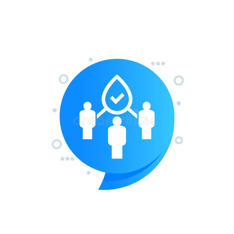 Access To Clean Water Icon for Web Stock Vector - Illustration of ...