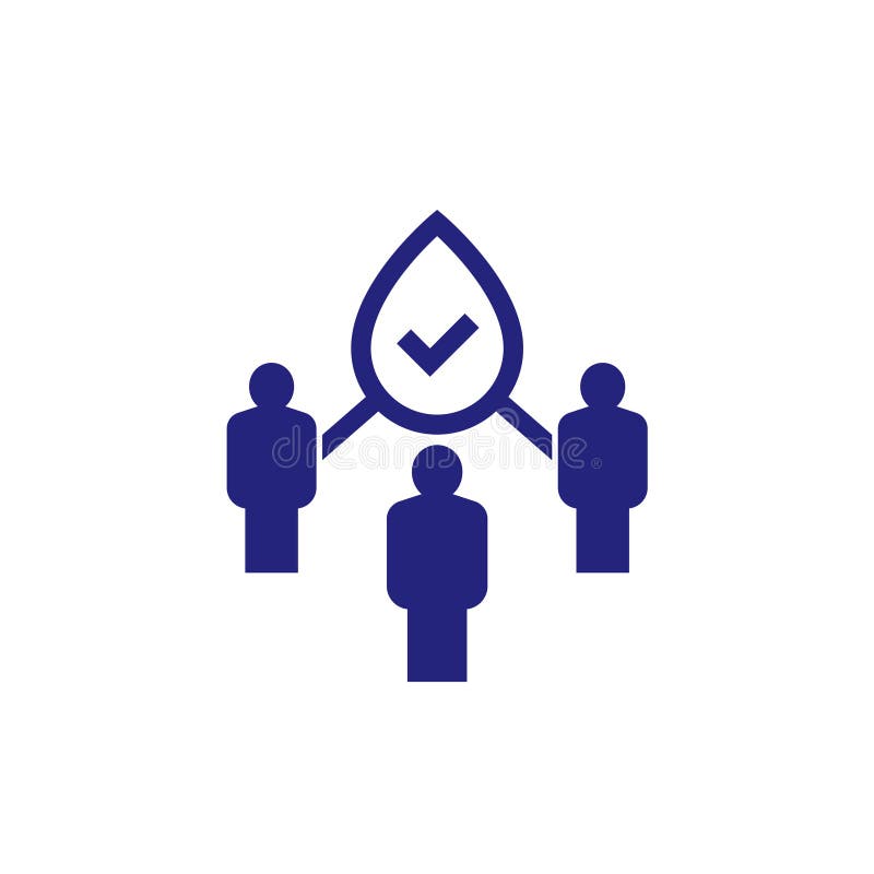 Access To Clean Water Icon on White Stock Vector - Illustration of ...