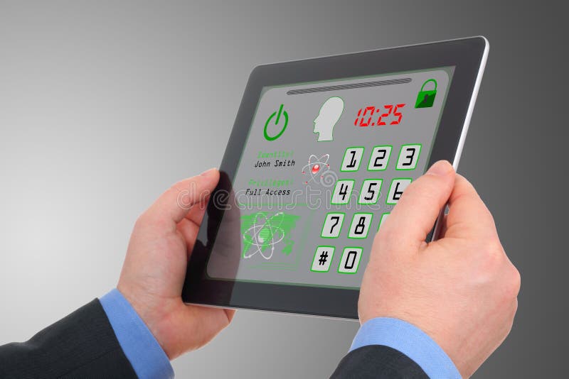 Access to personal data stock photo. Image of login, control - 34950818