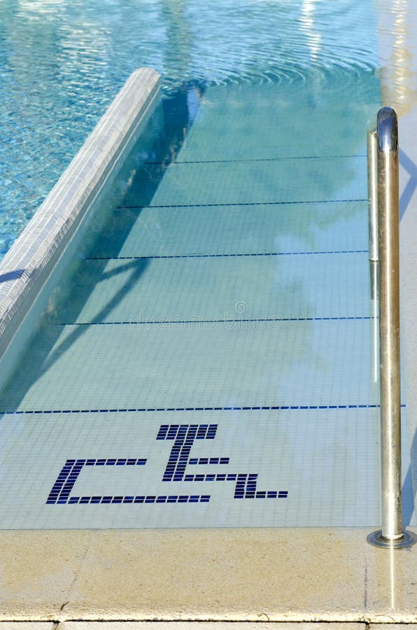 Access To the Pool for Handicapped Stock Image - Image of wheelchair ...
