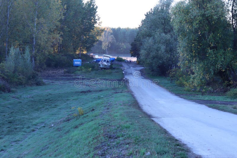 Access To the River Where the Ships Land Stock Photo - Image of wetland ...