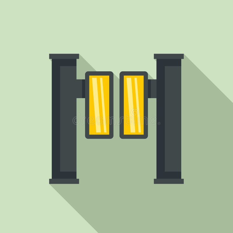 Gate Turnstile Icon, Simple Style Stock Vector - Illustration of ...