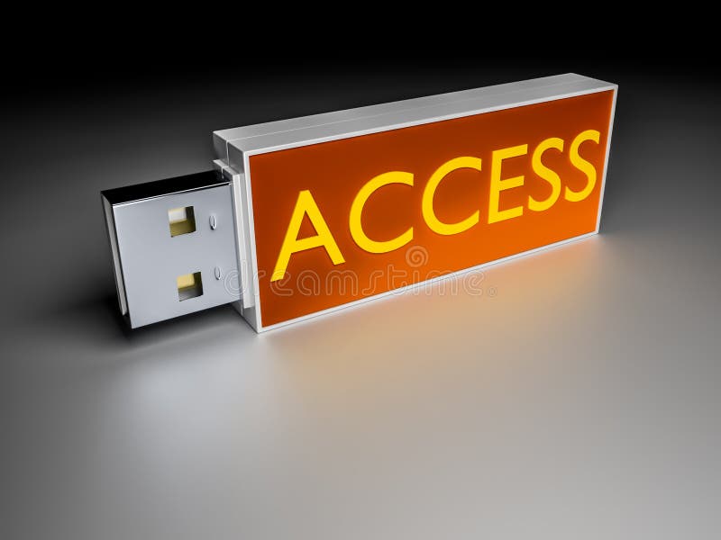 Access usb drive stock illustration. Illustration of connect - 28933962