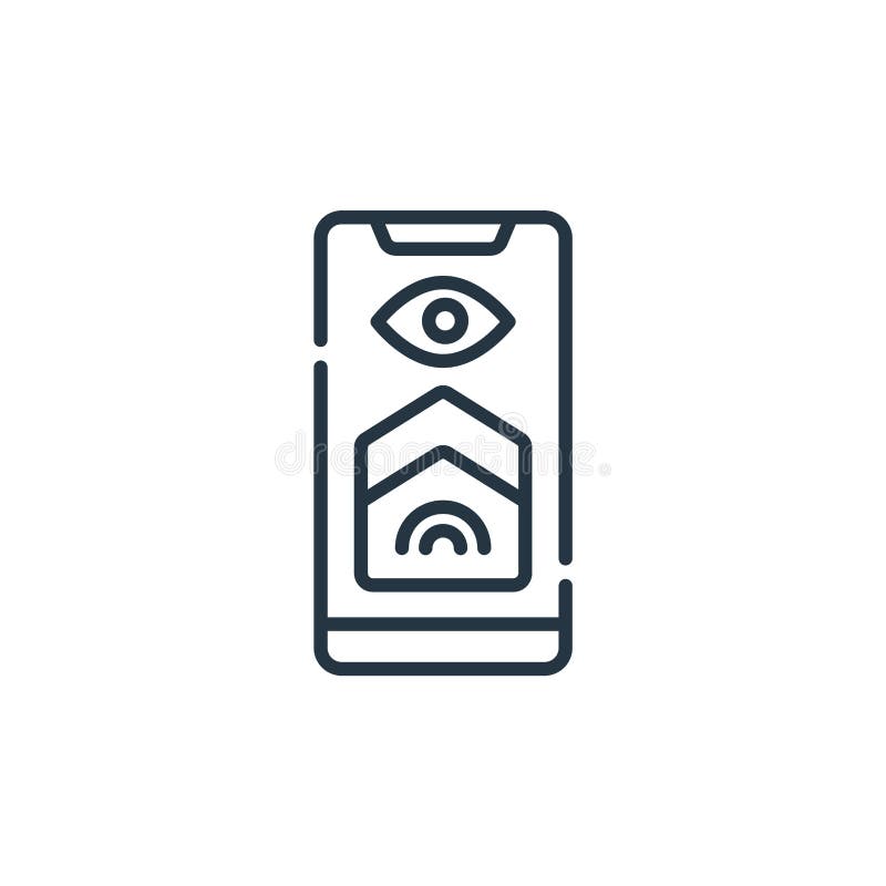 Access Vector Icon Isolated on White Background. Outline, Thin Line ...