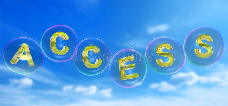 Access word stock illustration. Illustration of electronic - 114636499