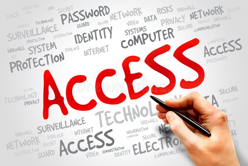 Access control stock image. Image of networking, presentation - 57283519