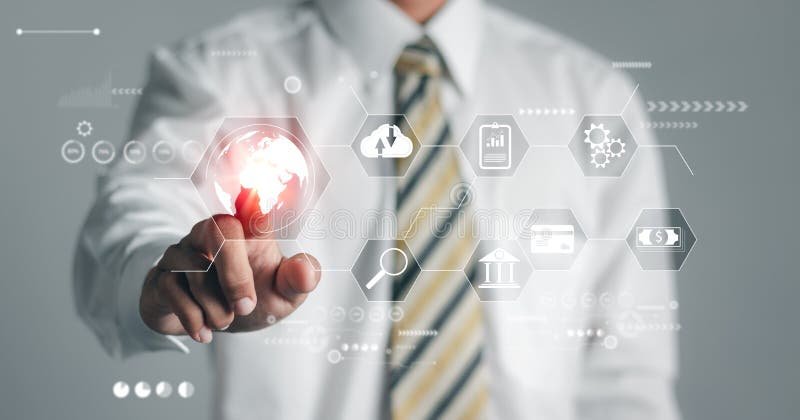 Access World-class Internet Connectivity. Stock Image - Image of ...