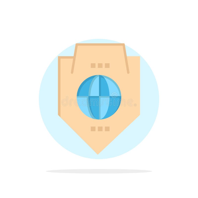 Access, World, Protection, Globe, Shield Abstract Circle Background ...