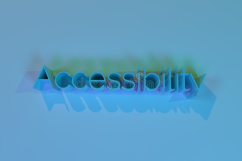 Accessibility, Decorative, Illustrations Typography, CGI Keywords, for ...