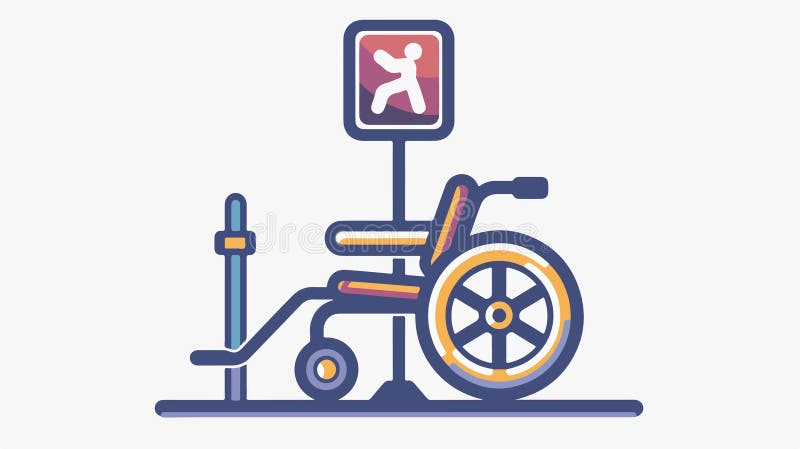 Accessibility Icon for Handicap Parking with Disability Symbol Stock Vector - Illustration of ...