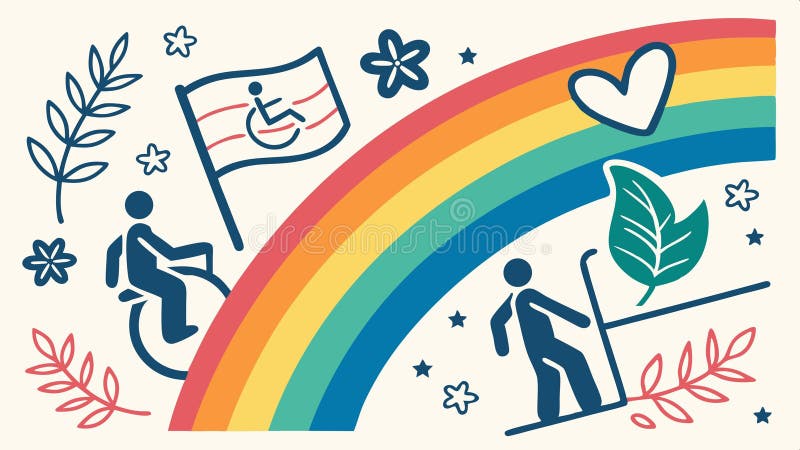 Accessibility Ramp Rainbow, Inclusive Design and Disability Access ...