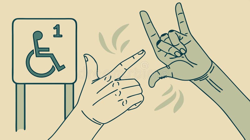 Accessibility Sign Hand, Inclusivity and Universal Access Symbol ...
