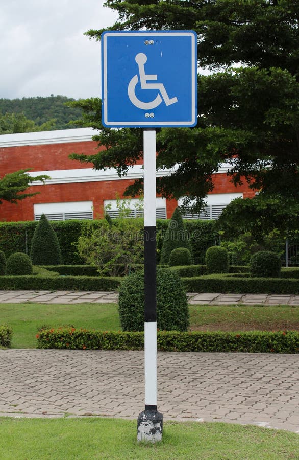 Accessibility sign stock photo. Image of metal, impairment - 43139604