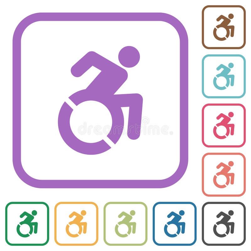 Accessibility simple icons stock vector. Illustration of flat - 292473298