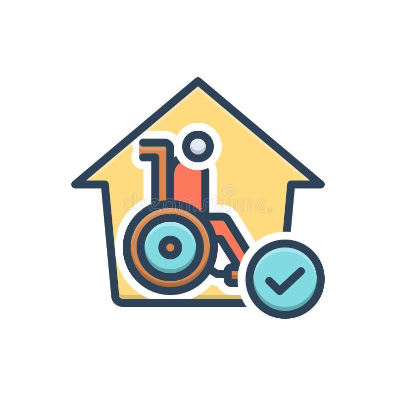 Color Illustration Icon for Accessible, Obtainable and Readily Stock ...