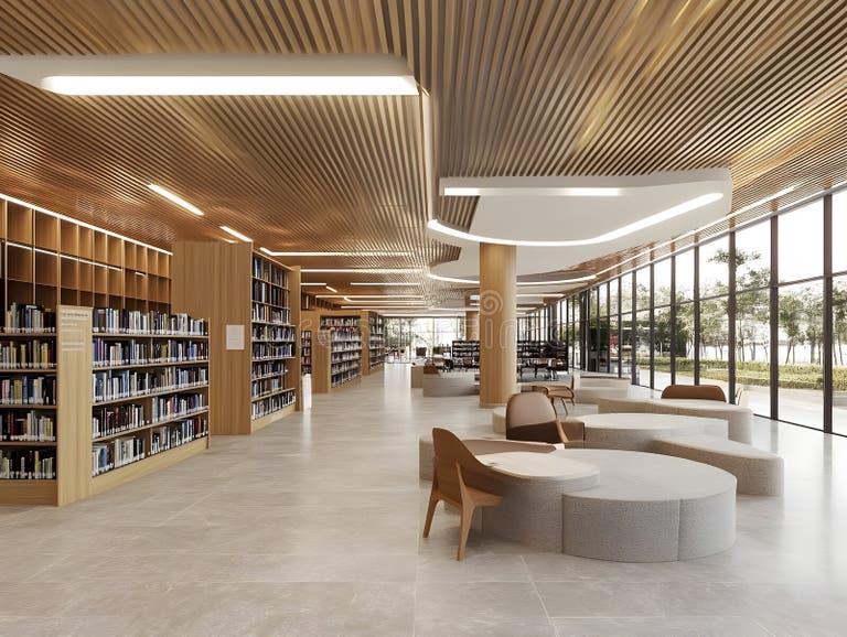 Accessible and Inclusive Public Library with Modern Scandinavian Design ...