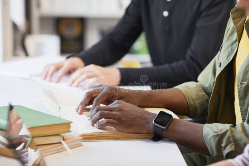 Accessible Library Close Up Stock Image - Image of inclusive, reading ...