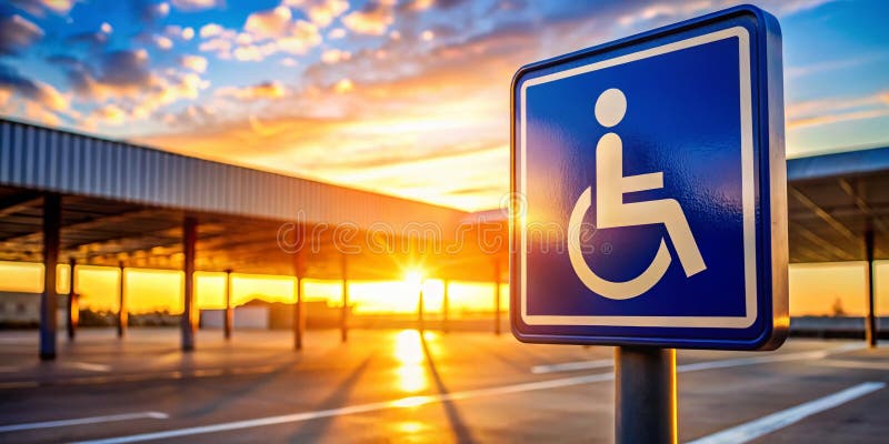 Accessible Parking Solutions a Silhouette of Priority Parking Signage ...