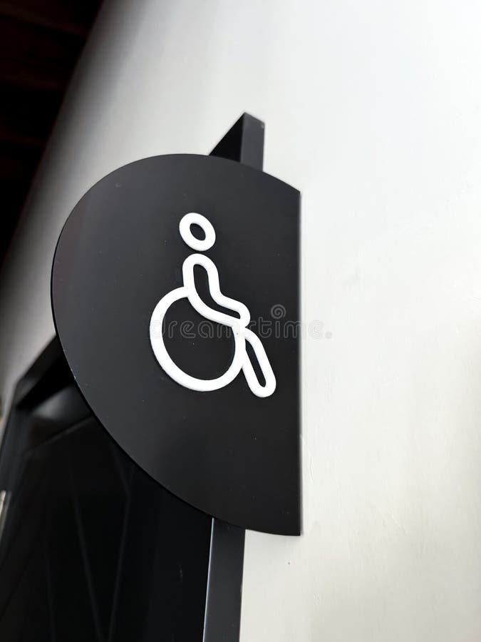 Accessible Restroom Sign Indicating Facilities for Individuals with ...