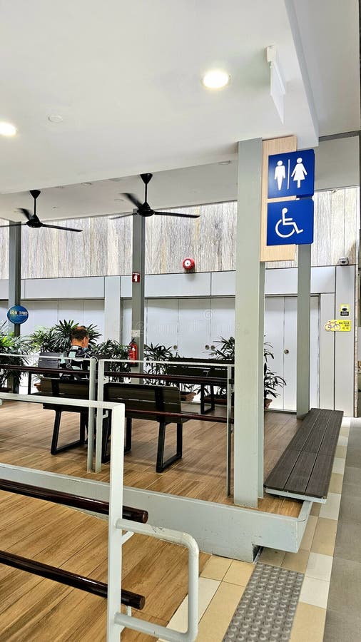 Accessible Facilities in a Public Space. Editorial Stock Image - Image ...