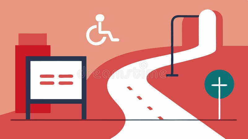 Accessible Signage a Closeup Depiction of Clear Large Format Signage ...