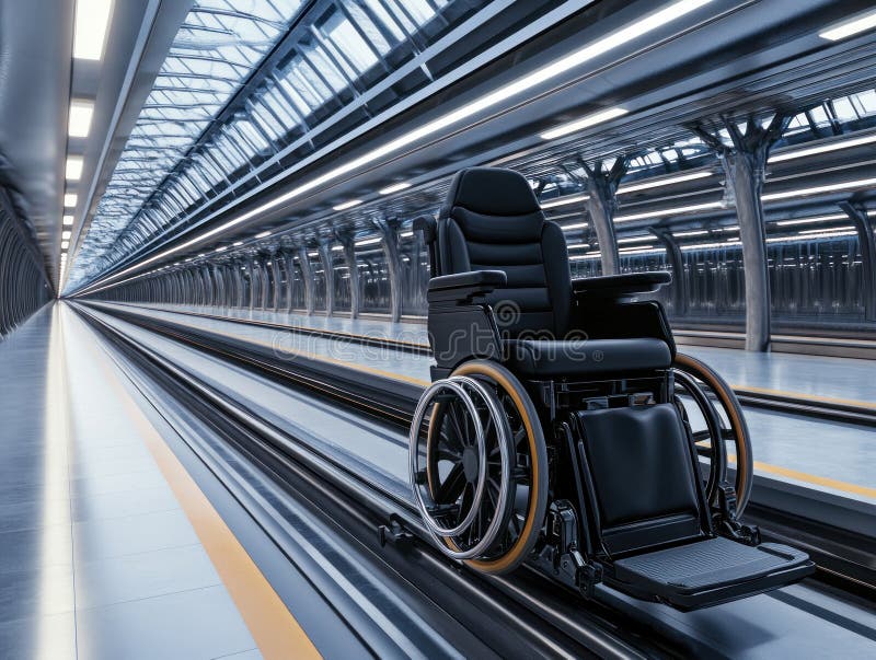 Accessible Subway System Wheelchair User Navigating with Ease ...