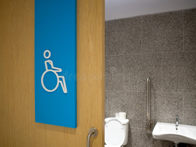 Accessible Washroom with Grab Bars, Spacious Layout, and Safety ...