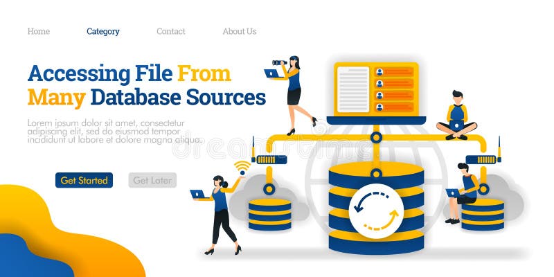Accessing File from Many Database Source. Communication between ...