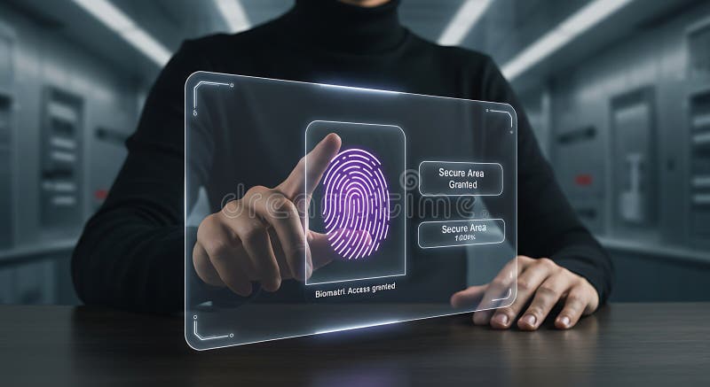 Accessing Secure Area with Biometric Fingerprint Technology on ...