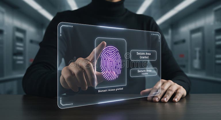 Accessing Secure Area with Biometric Fingerprint Technology on ...