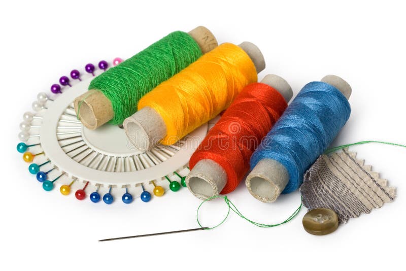 Accessoires de couture photo stock. Image du pointeau - 23862848