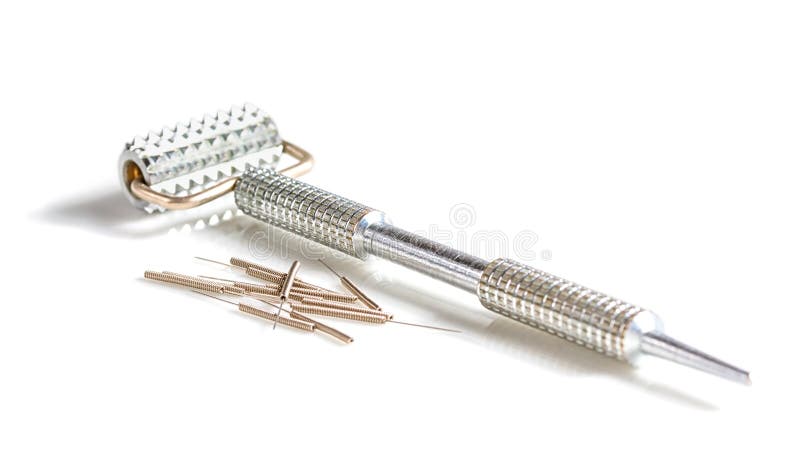 Accessories for Acupuncture. Stock Photo - Image of balance, needles ...