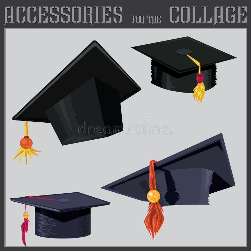 Accessories collage stock vector. Illustration of ocular - 116354501