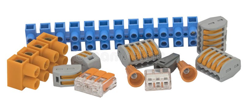 Accessories for the Construction of the Electrical Network Stock Image ...