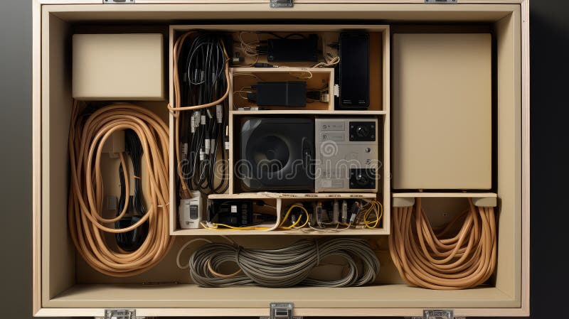 Accessories digital boxes stock illustration. Illustration of ...