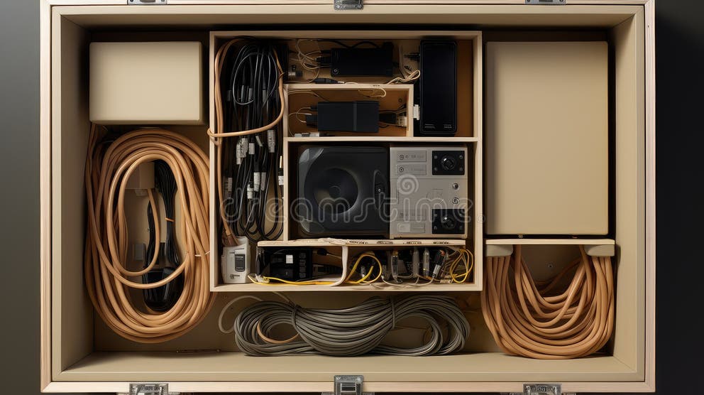 Accessories digital boxes stock illustration. Illustration of ...