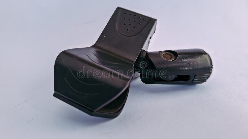 Accessories for Microphones Spring-clip Microphone Holder Stock Image ...