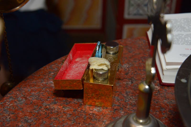 Accessories of a Priest for Christian Baptism Stock Image - Image of ...