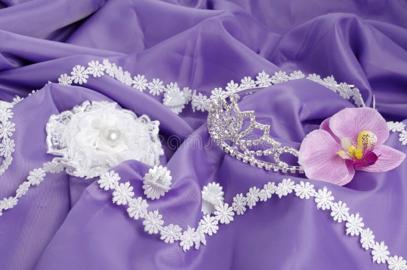 Accessories for prom stock photo. Image of wedding, white - 67899088