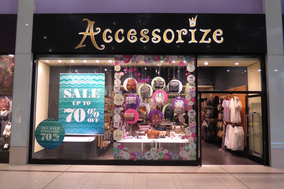 Accessorize brand store editorial photography. Image of dressing - 59102002