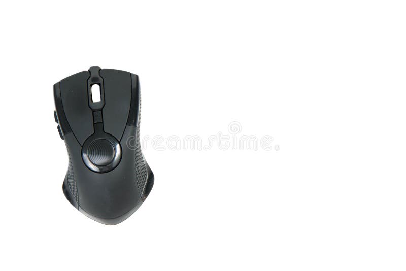 Accessory Computer Mouse Isolated on White. Stock Image - Image of ...