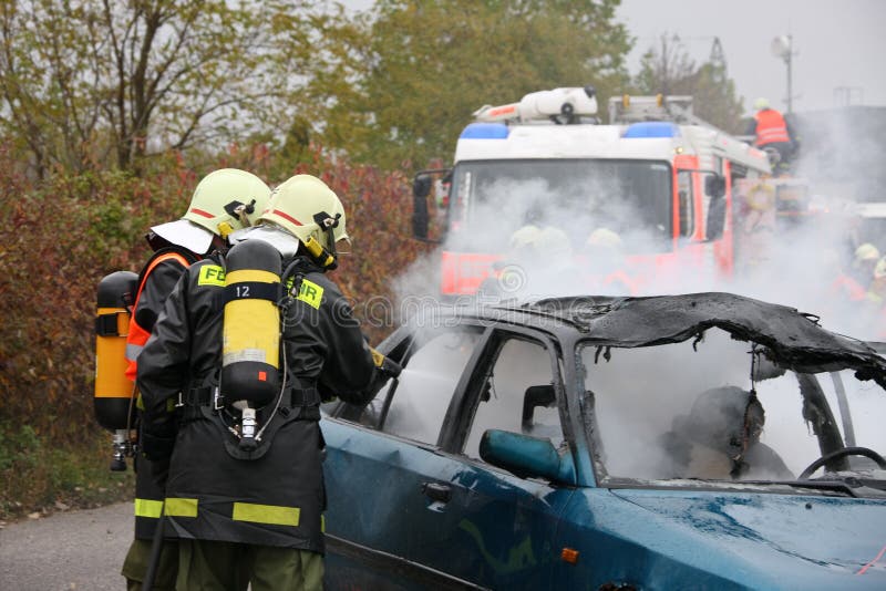Accident stock photo. Image of fire, accident, help, rescue - 6900222