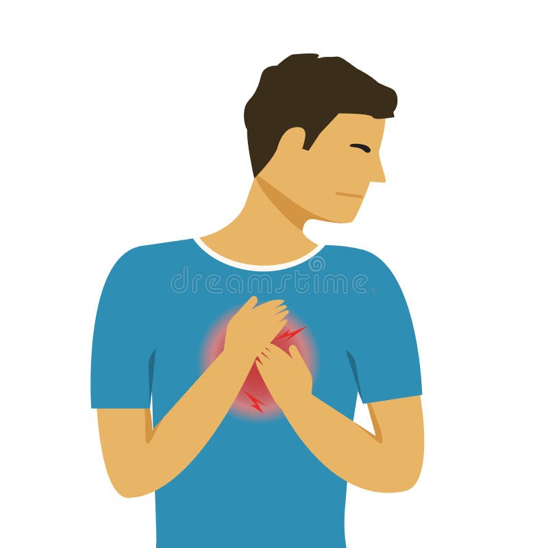 Vieil Homme Avec Douleur De Coeur Illustration de Vecteur ... Vieil Homme Avec Douleur De Coeur Illustration de Vecteur ...